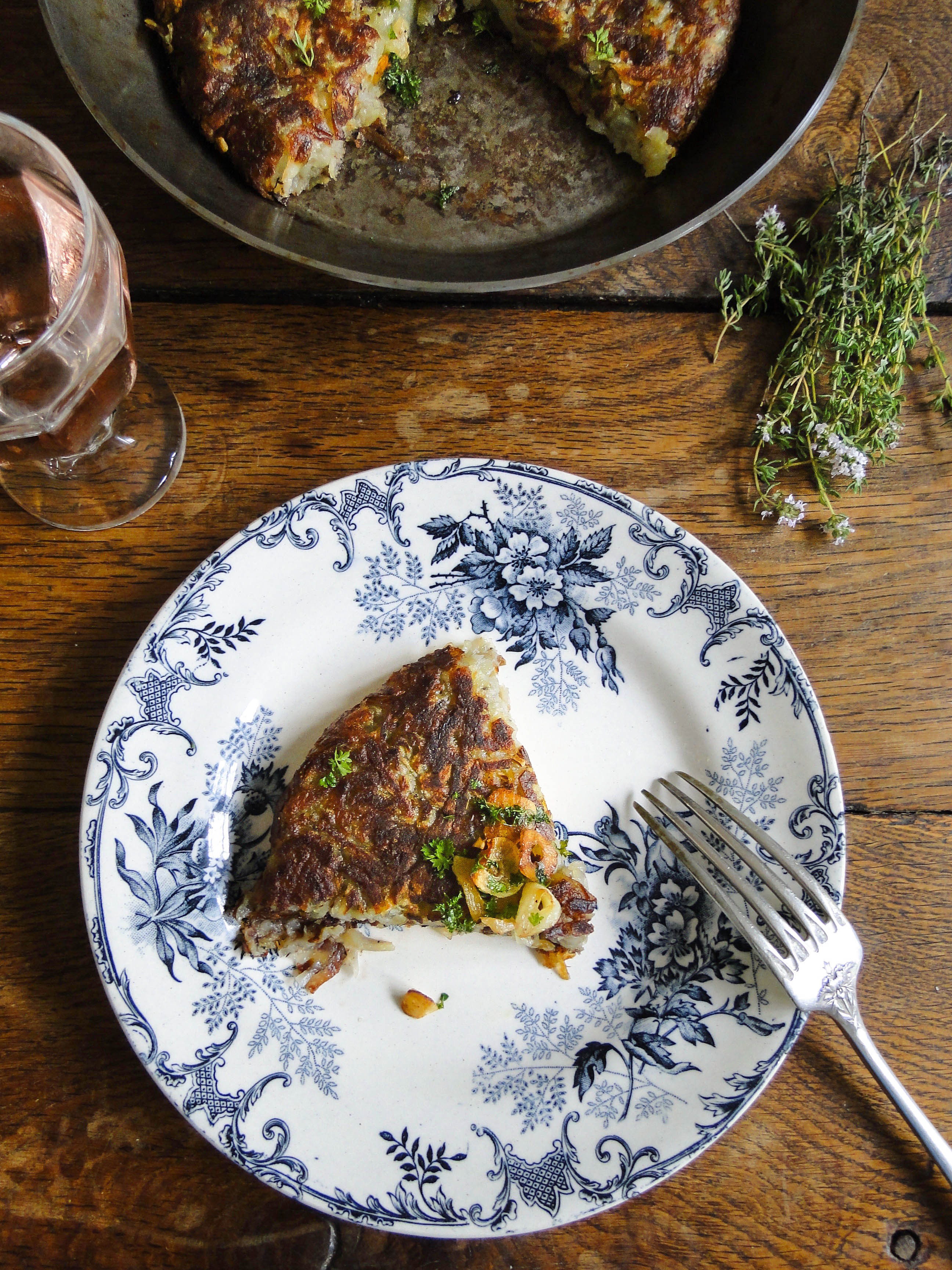 Rösti (Swiss potato cake)